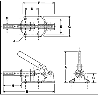 De-Sta-Co Straight-Line Action Clamps
